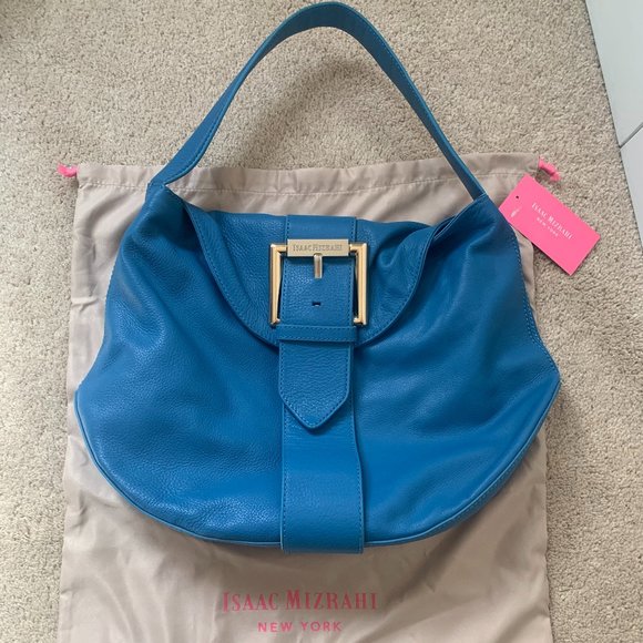 Isaac Mizrahi | Bags | New Isaac Mizrahi Shirley Sky Blue Shoulder Handbag | Poshmark